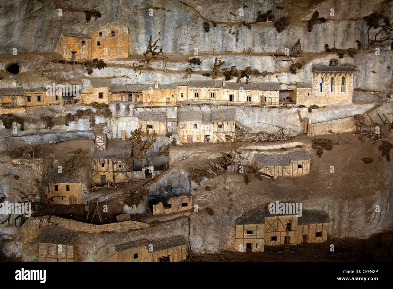 Prehistorical and medieval troglodit village of La Roque Saint ...