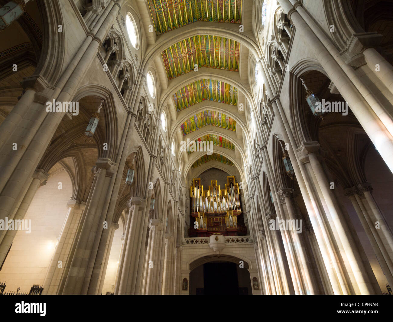Almudena Cathedral interior, Madrid, Spain Stock Photo - Alamy