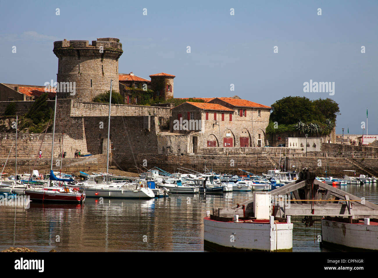Sokoa Fort Ciboure French Basque coast France Stock Photo - Alamy