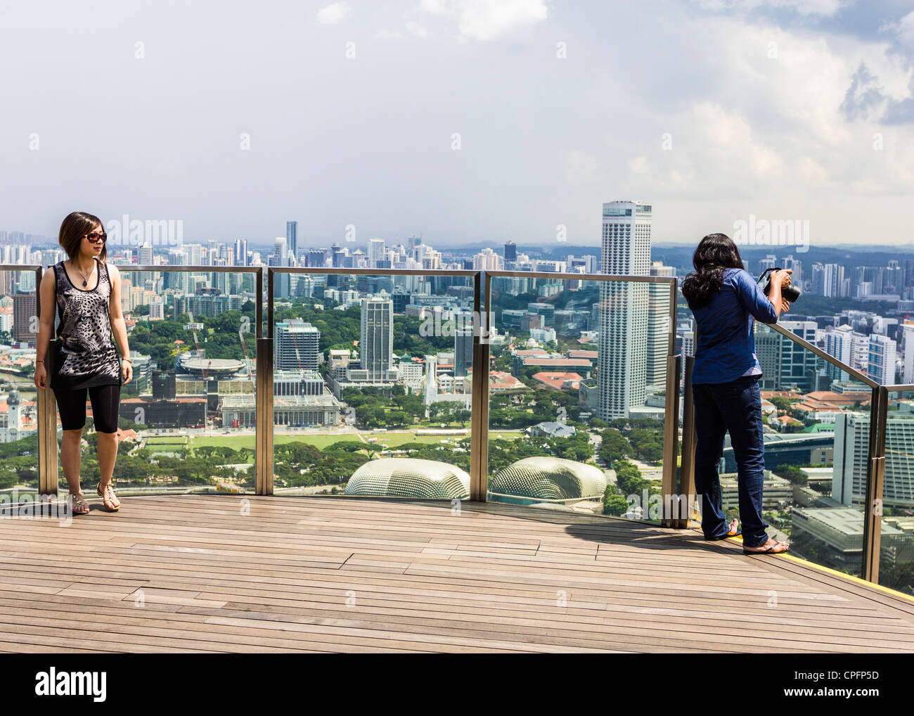 Singapore view from skypark hi-res stock photography and images - Alamy