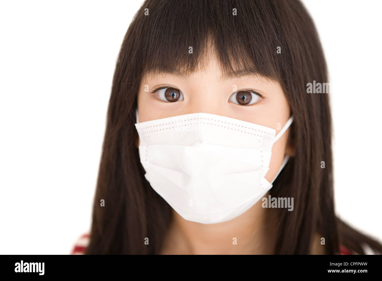 Girl wearing mask Stock Photo - Alamy