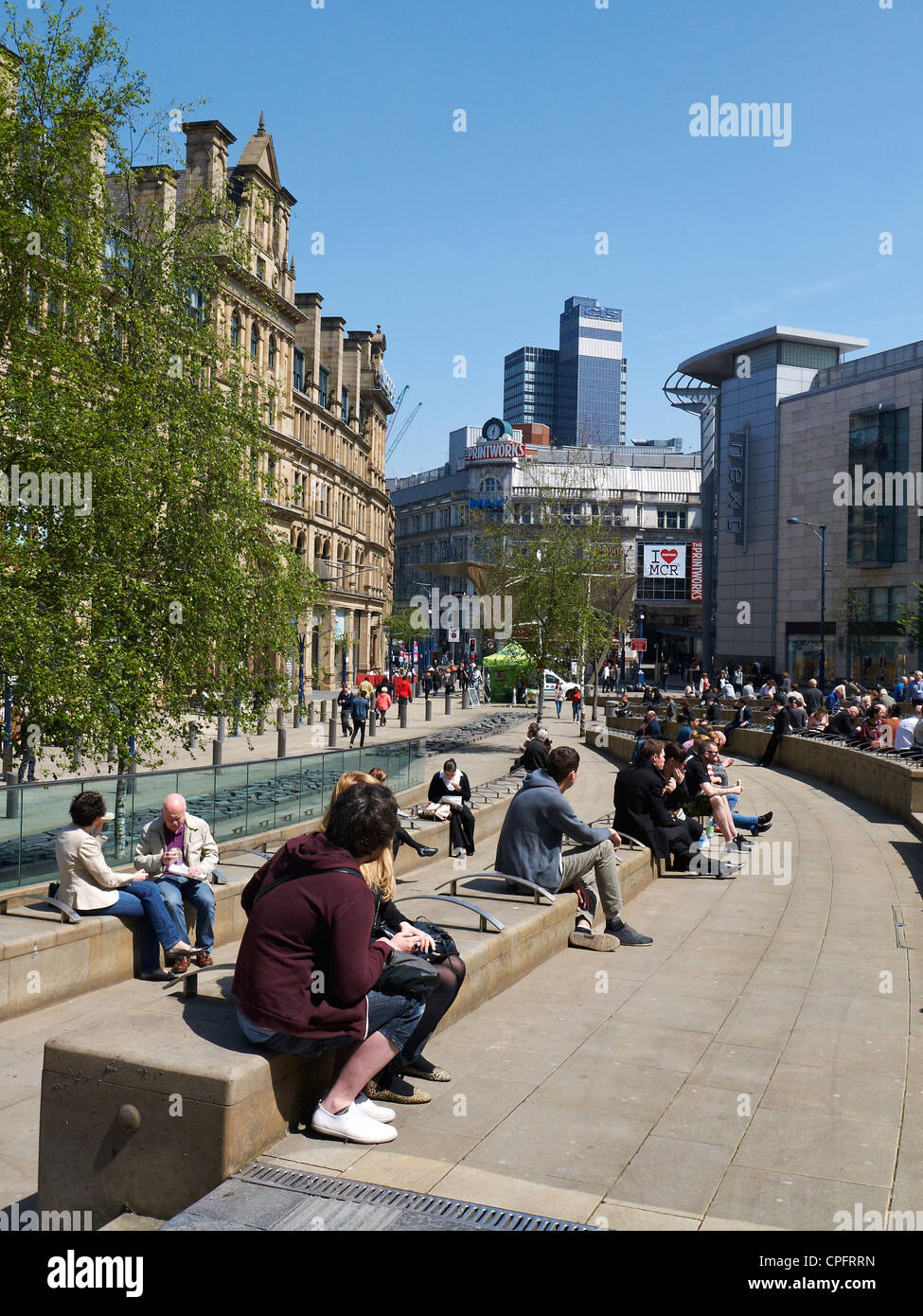 Exchange square manchester england uk hi-res stock photography and ...