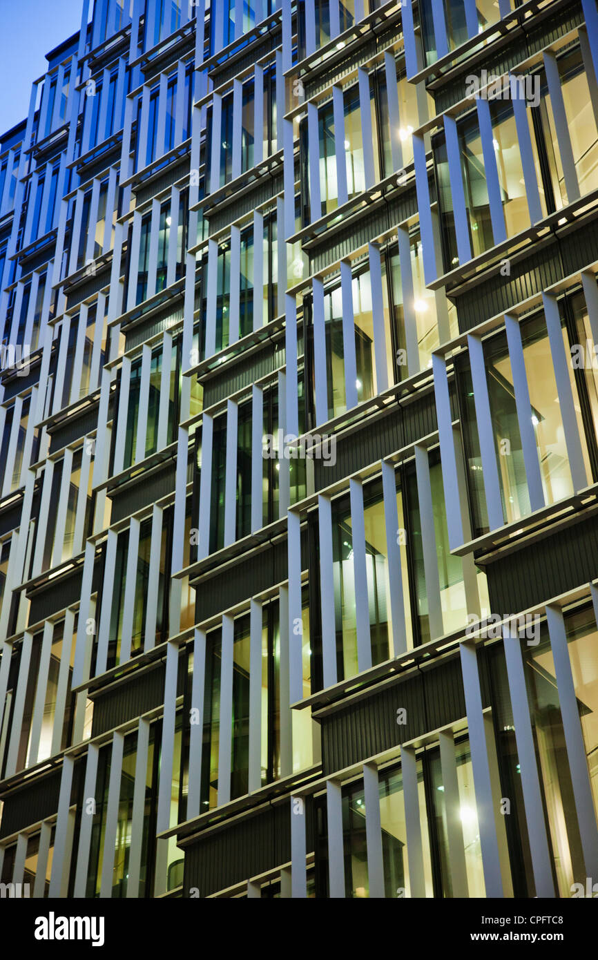England, London, Southwark, More London Piazza, Office Windows Stock ...