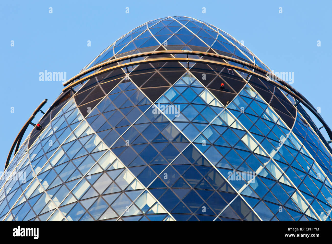England,London,The City,Detail of The Gherkin Building Stock Photo - Alamy