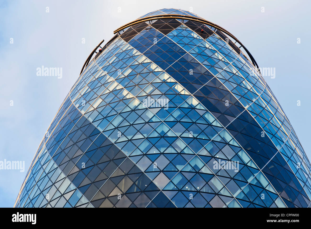 England,London,The City,Detail of The Gherkin Building Stock Photo - Alamy