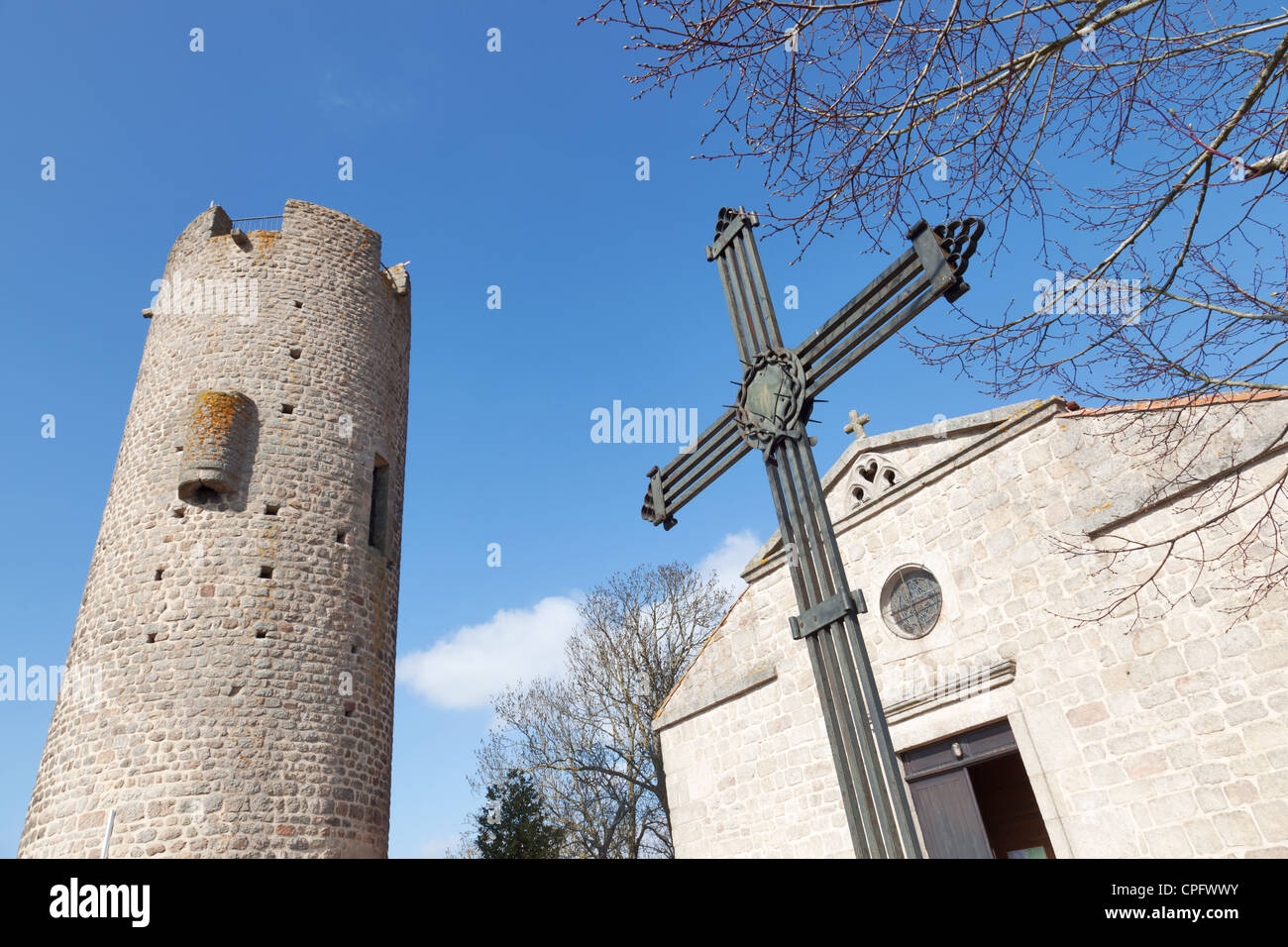 Medieval village cross hi-res stock photography and images - Alamy