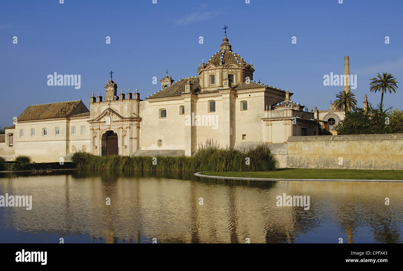 Spain. Andalusia. Seville. Island of the Charterhouse. Monastery of Our ...