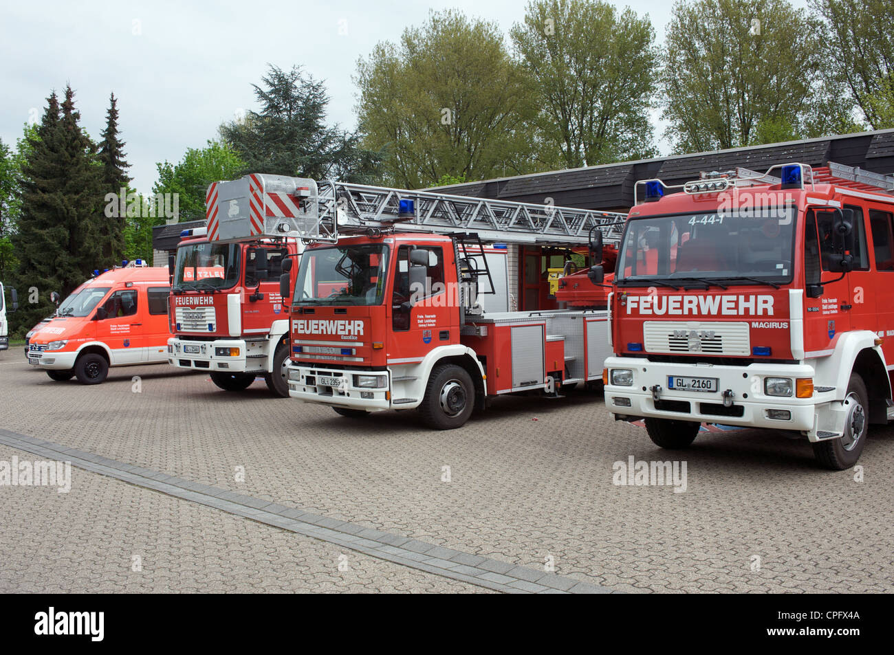 German fire station hi-res stock photography and images - Alamy