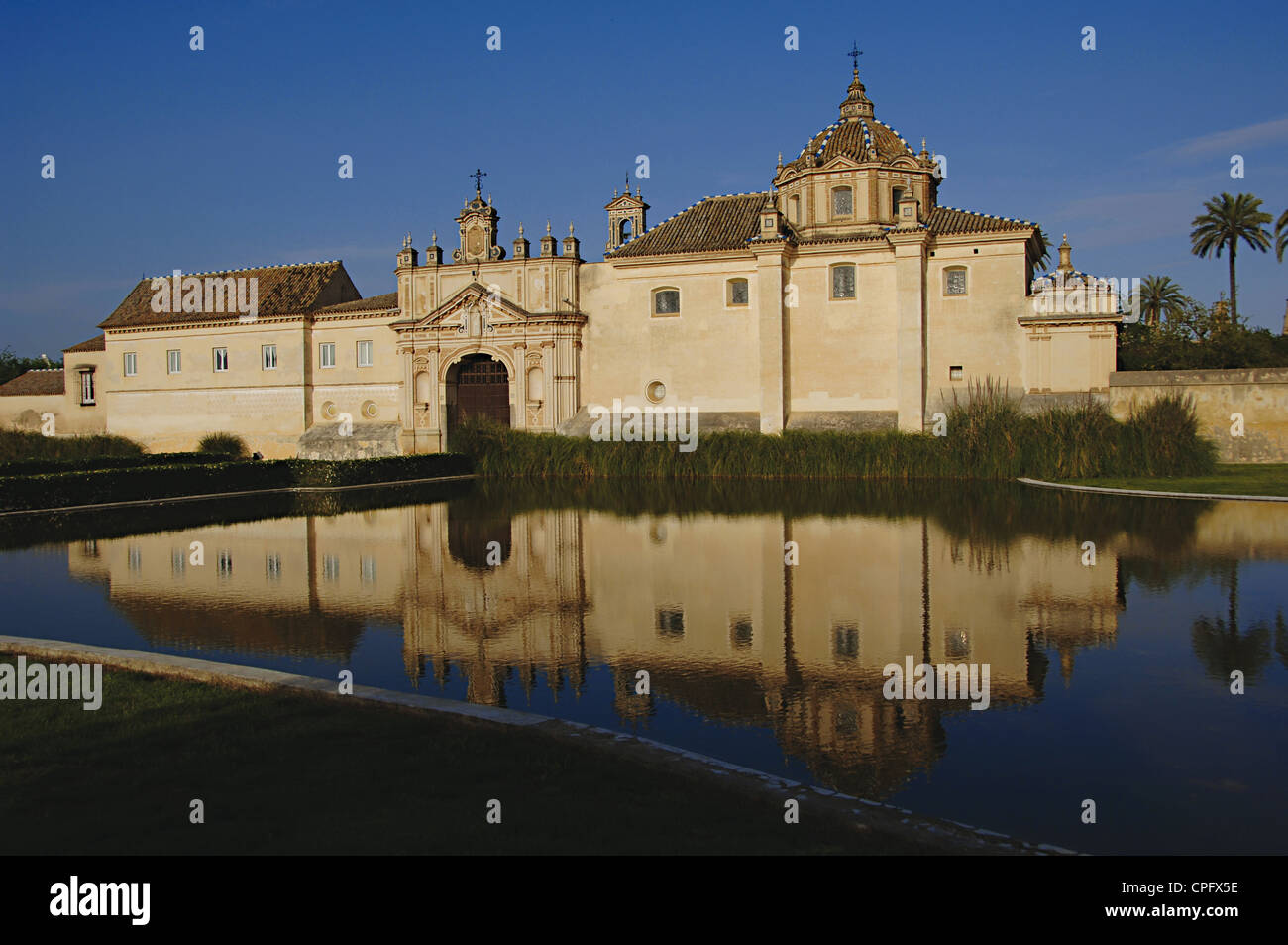 Spain. Andalusia. Seville. Island of the Charterhouse. Monastery of Our ...