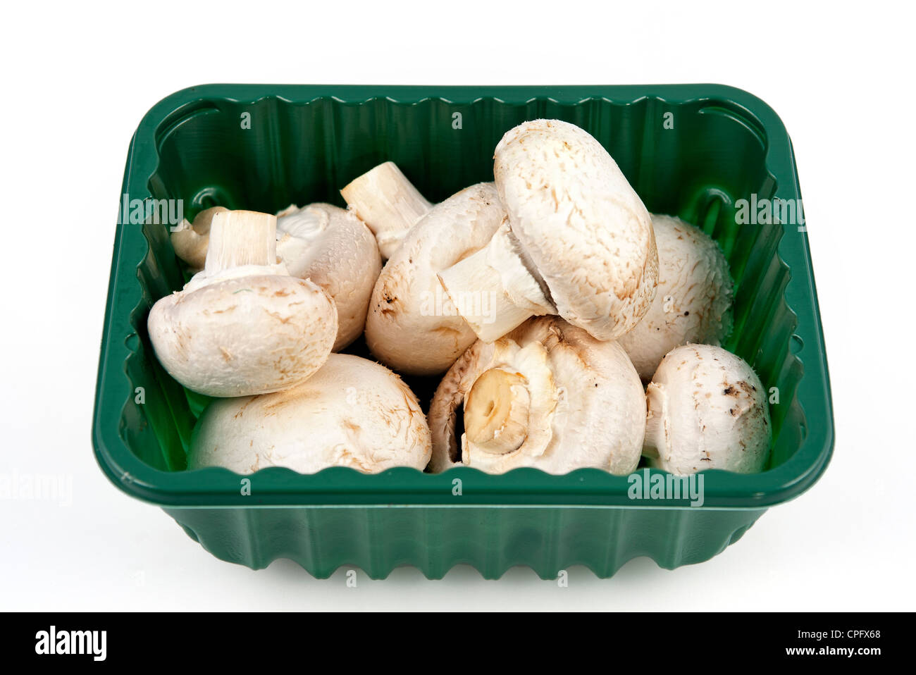 punnet of mushrooms Stock Photo - Alamy