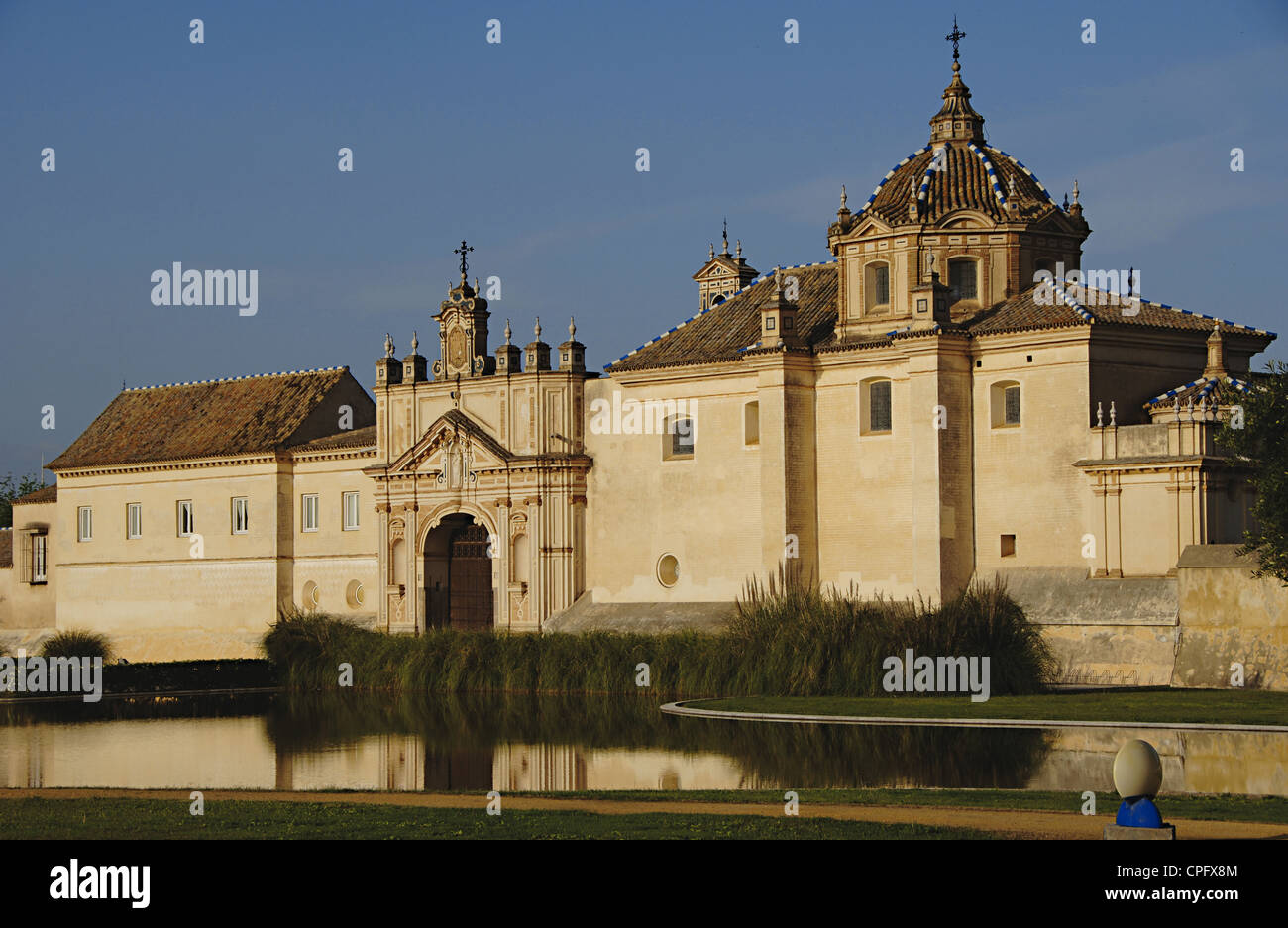Spain. Andalusia. Seville. Island of the Charterhouse. Monastery of Our ...