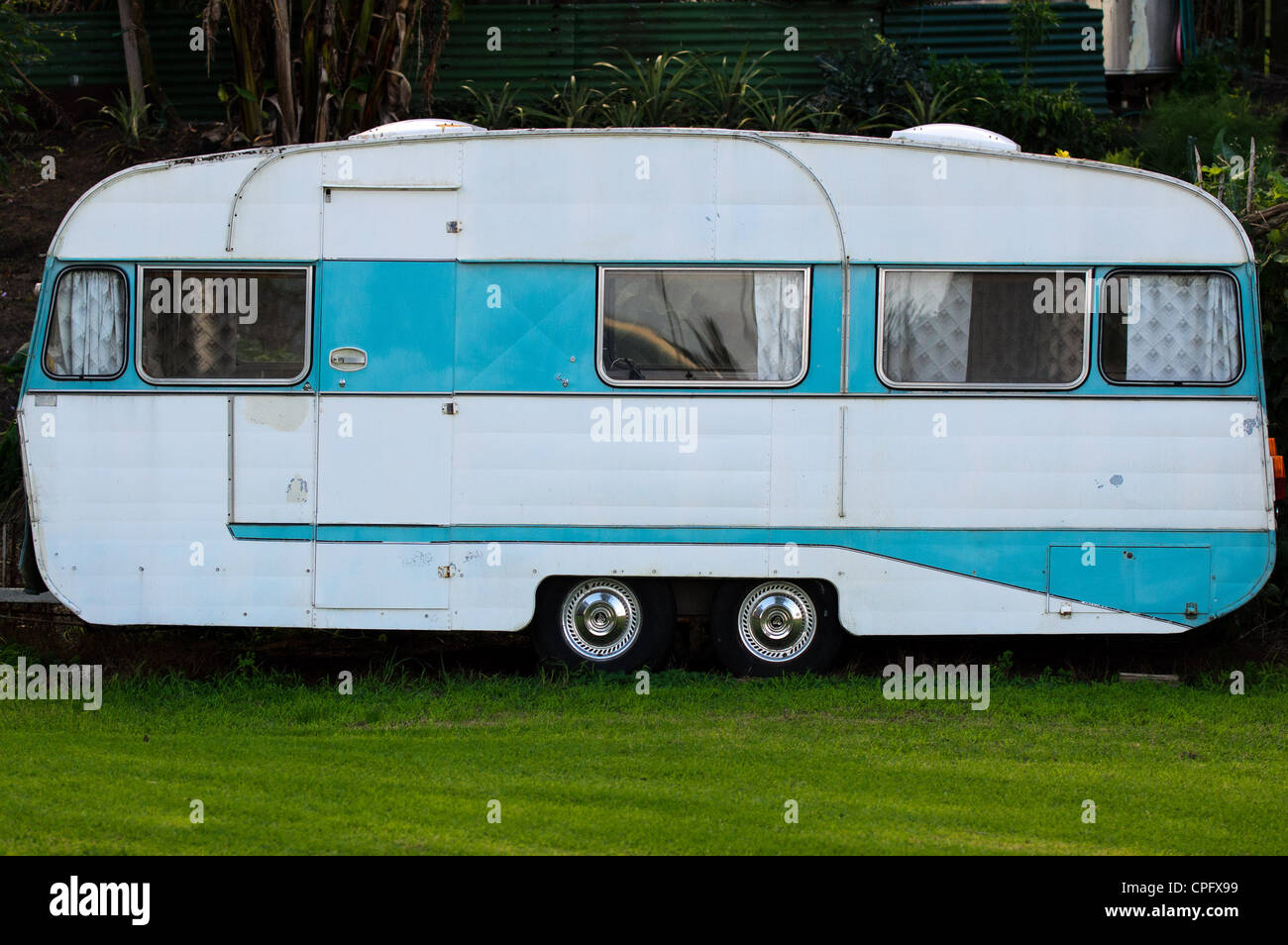 Silver Motor Caravan High Resolution Stock Photography and Images - Alamy