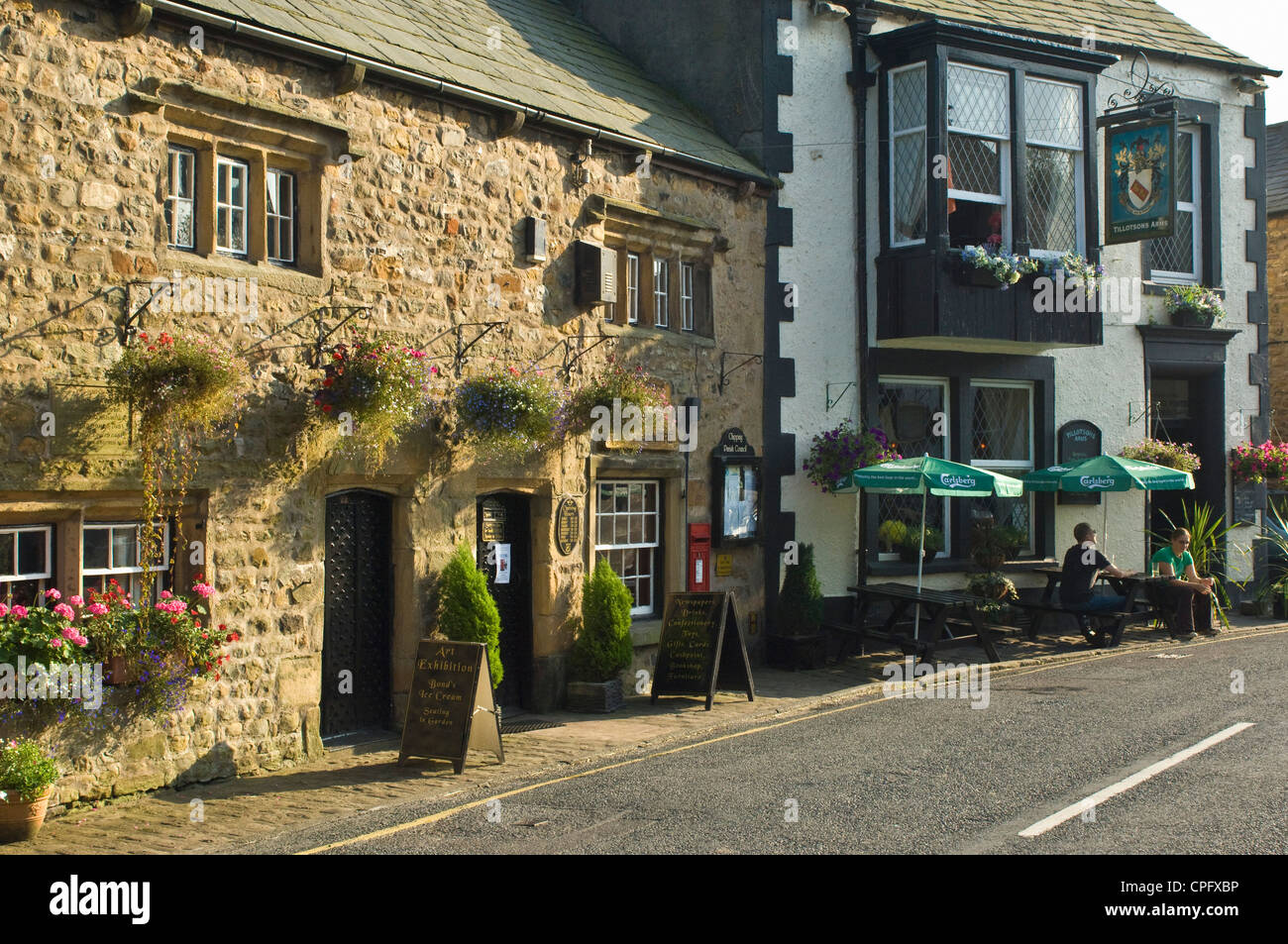 Post office and pub in Chipping Forest of Bowland Lancashire England ...