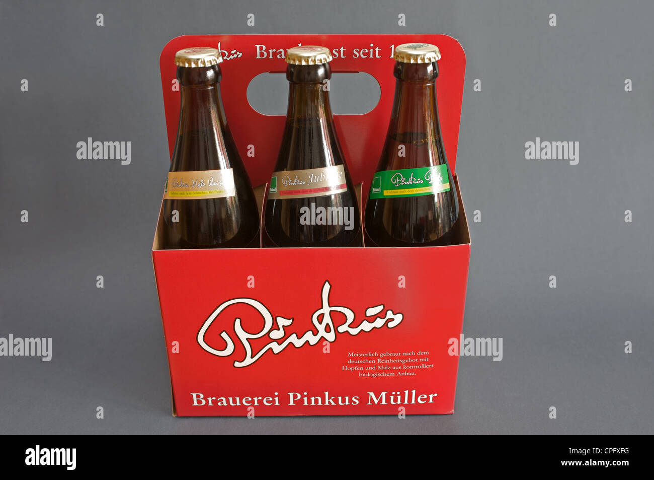 Pinkus Muller beer Stock Photo - Alamy