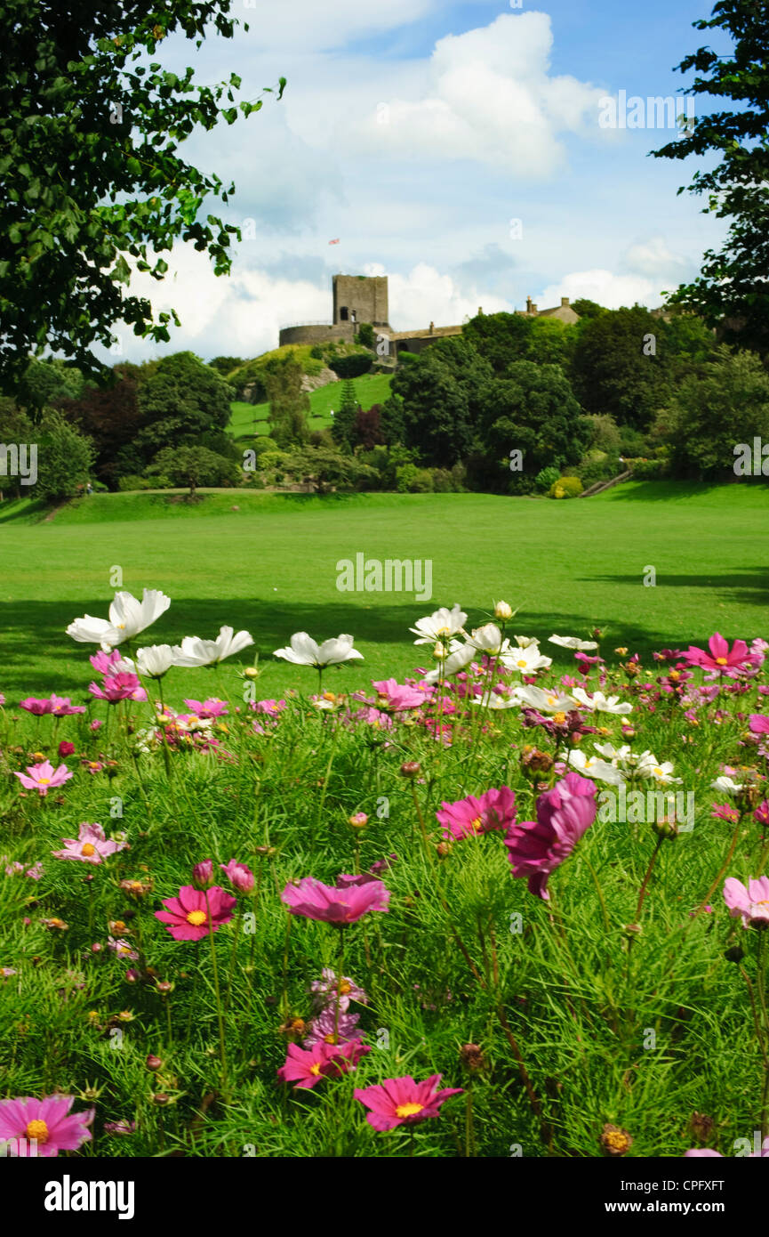 Clitheroe Castle in the Ribble Valley Lancashire England Stock Photo ...