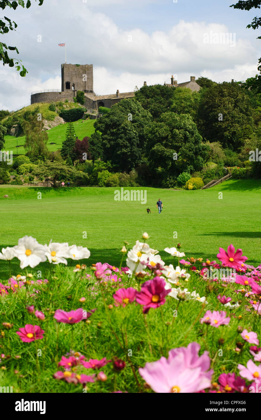Clitheroe Castle in the Ribble Valley Lancashire England Stock Photo ...