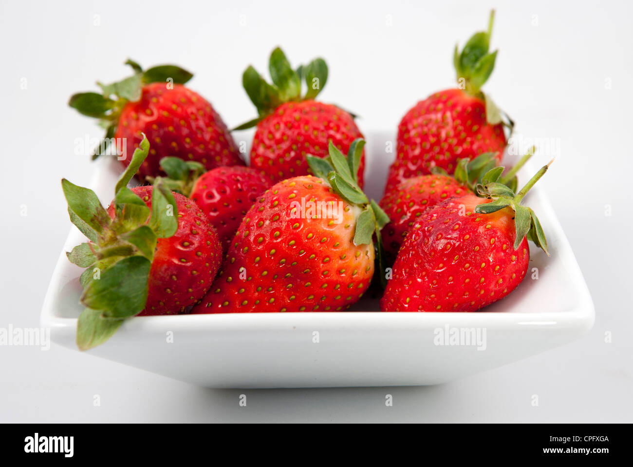 bowl of strawberries Stock Photo - Alamy
