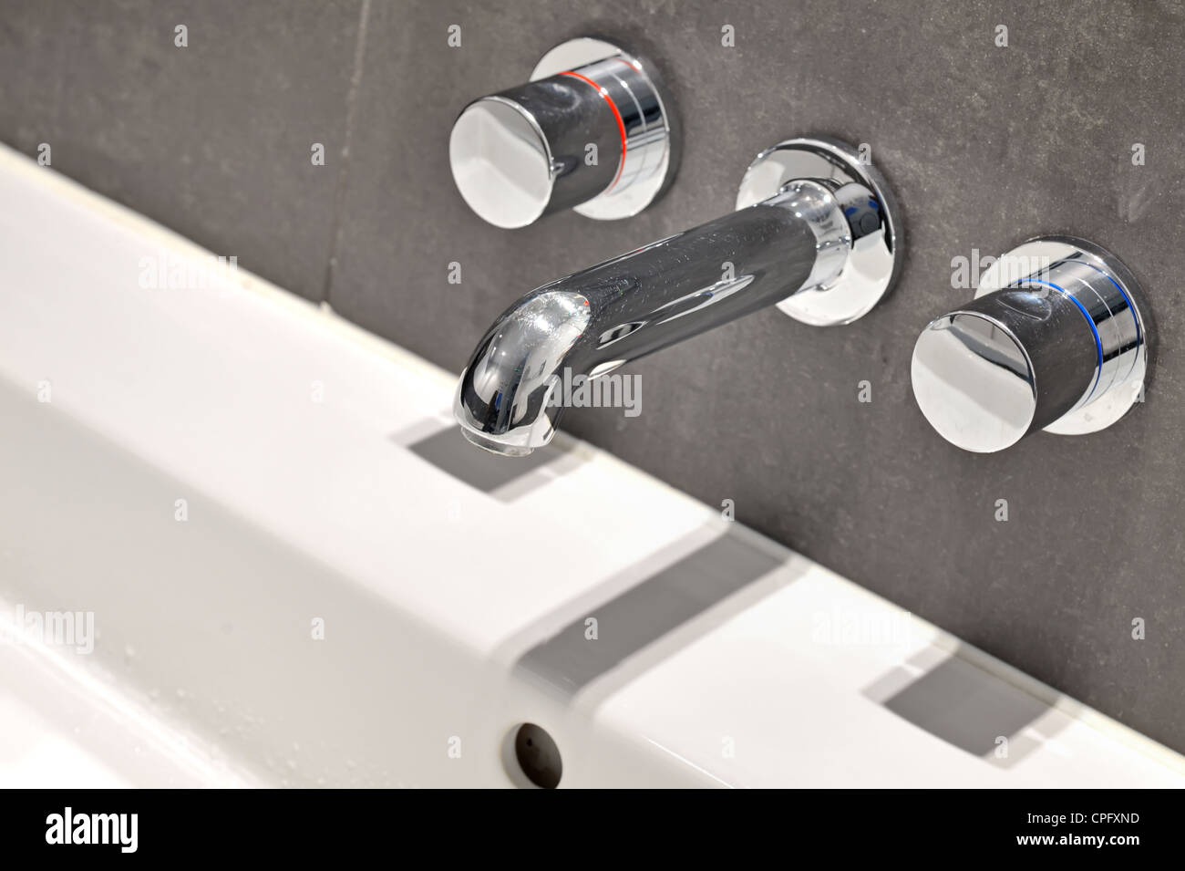 modern designer tap Stock Photo - Alamy