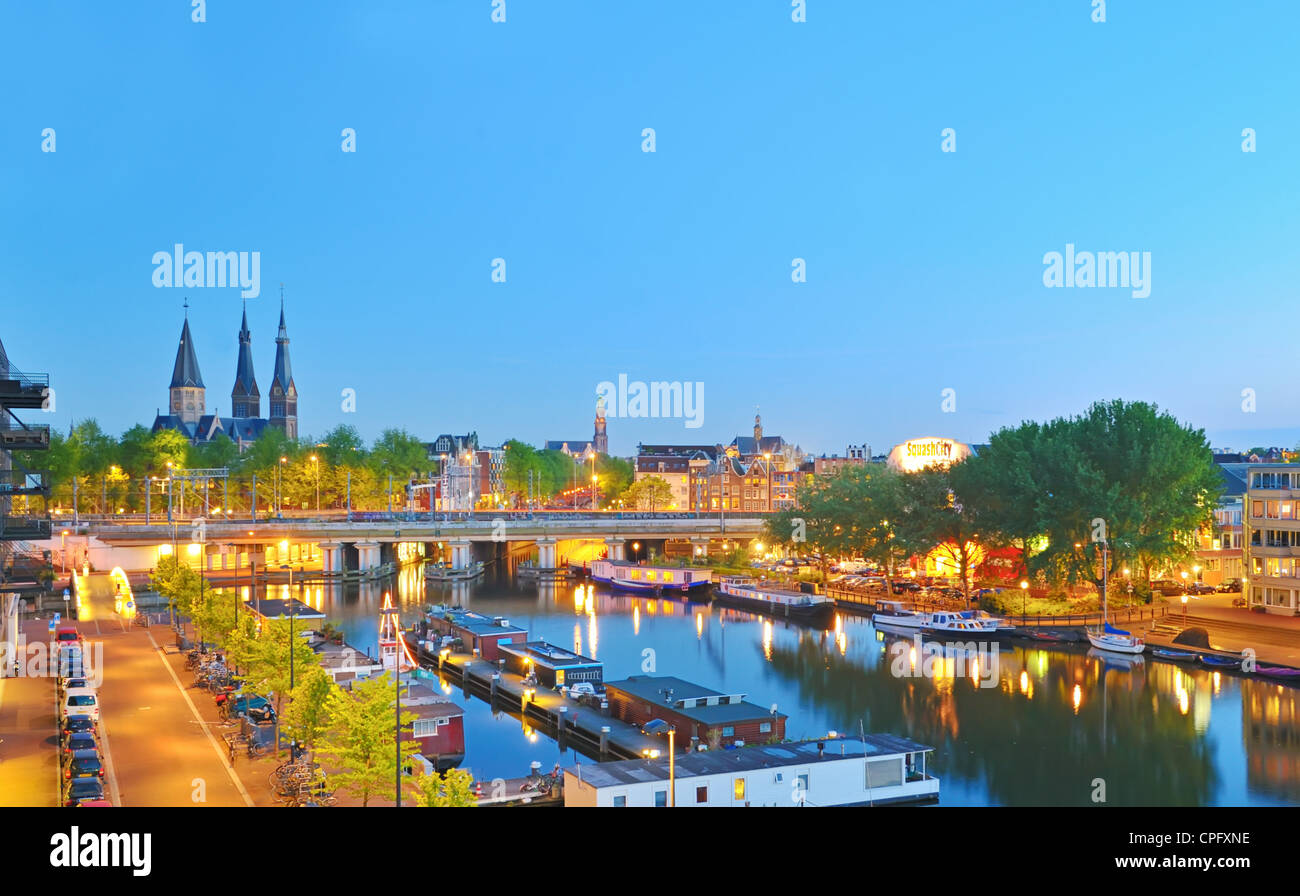 Amsterdam westerdok boat hi-res stock photography and images - Alamy