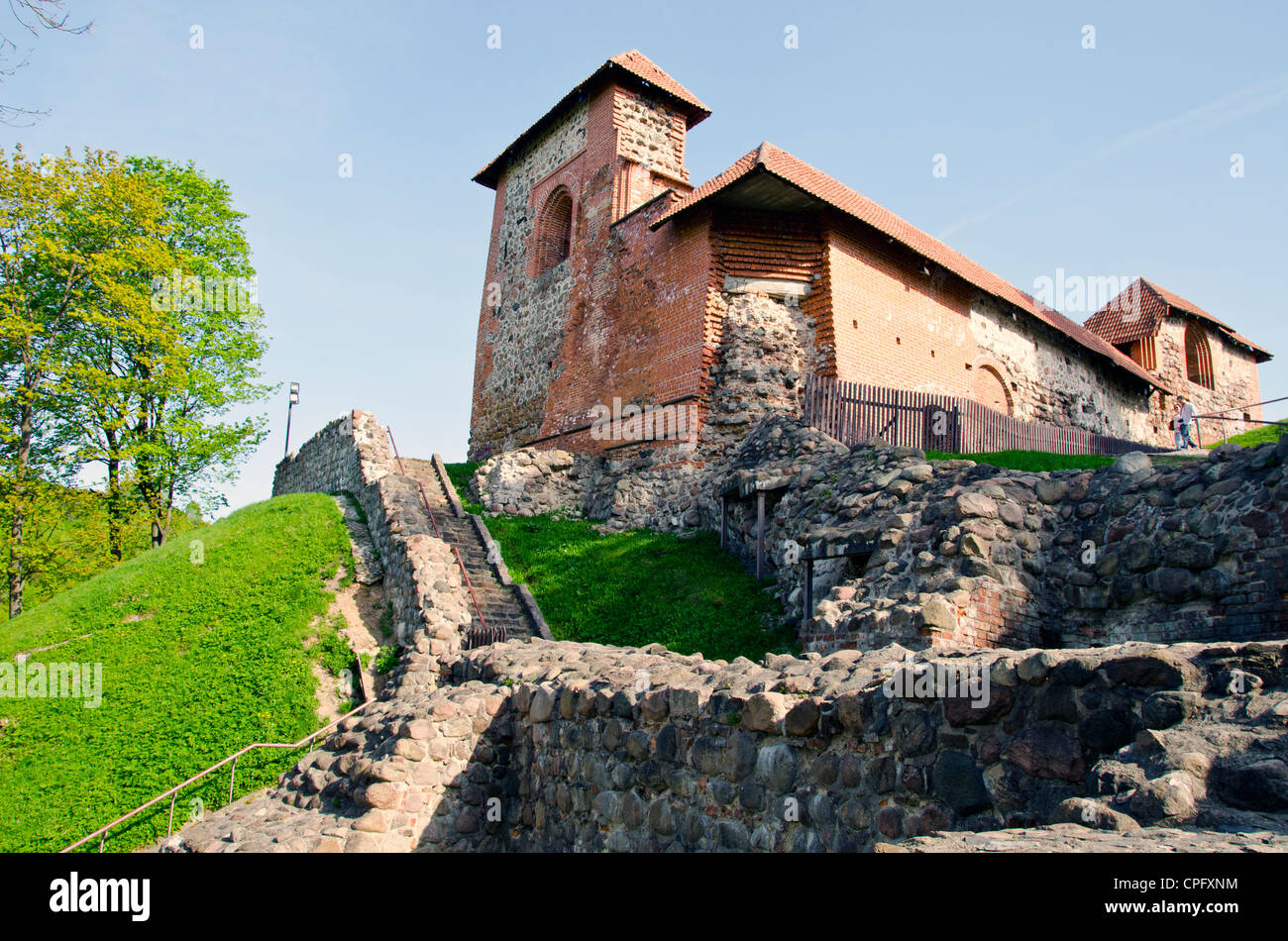 Vilnius historical Gediminas castle ruins in Lithuanian Stock Photo - Alamy