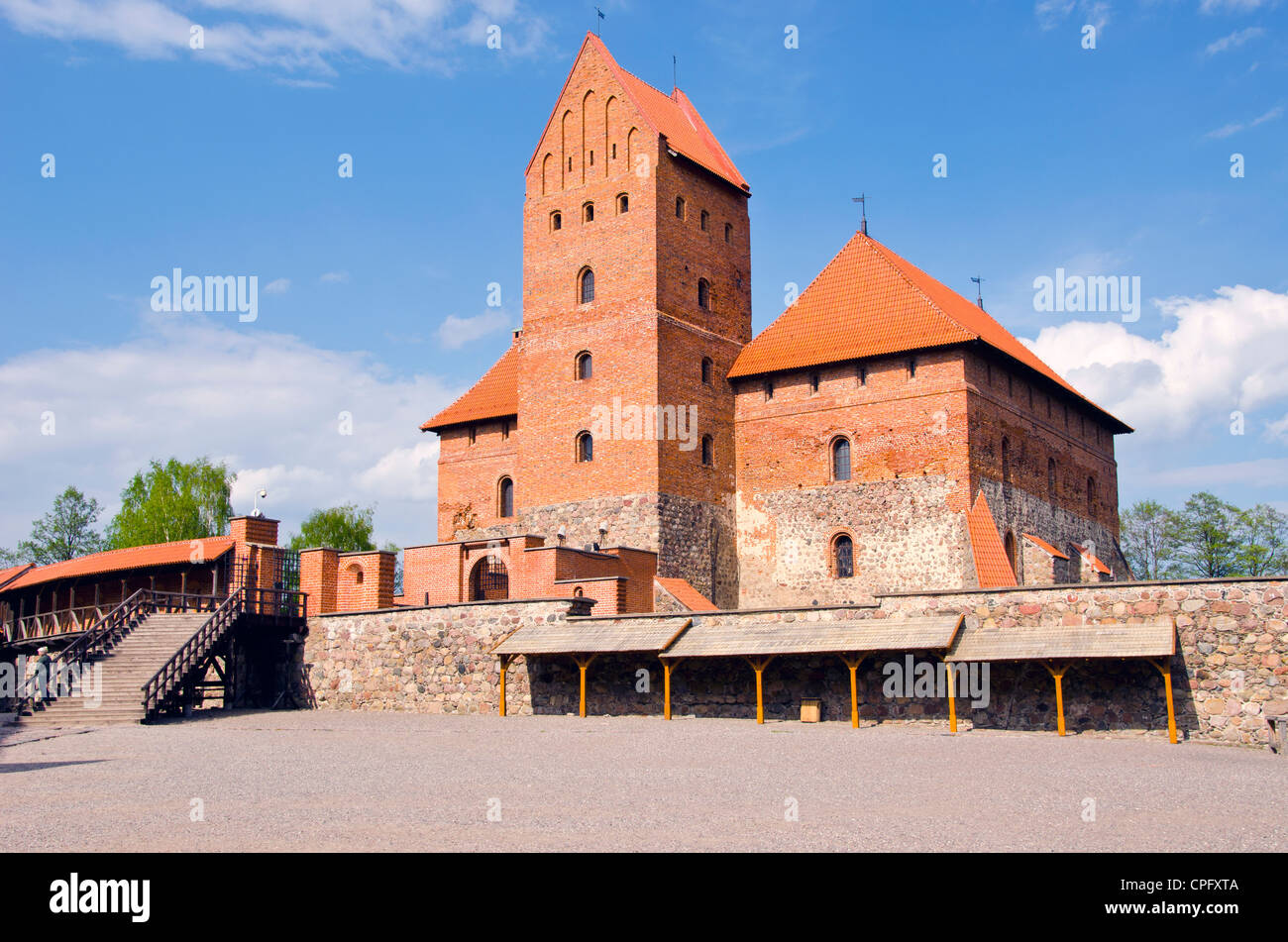 Lithuanian king historical castle Trakai Stock Photo - Alamy