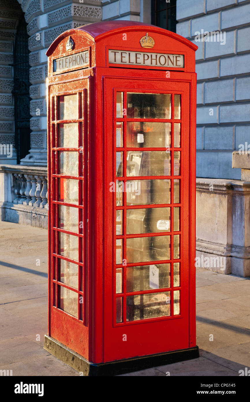 England, London, Westminster, Red Phone Box Stock Photo - Alamy