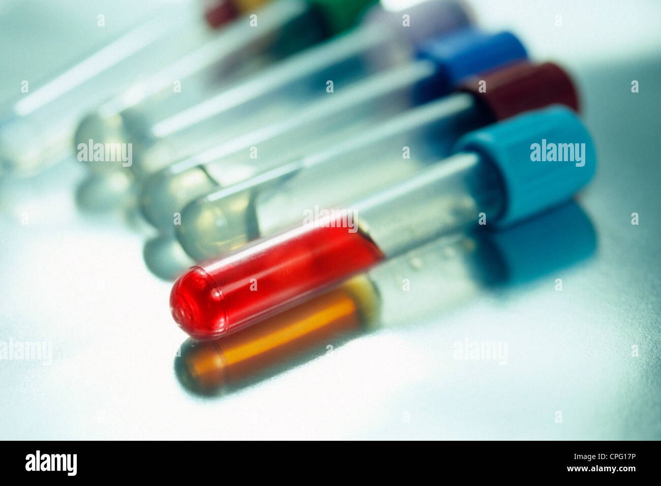 Test Tube on Table Stock Photo - Alamy