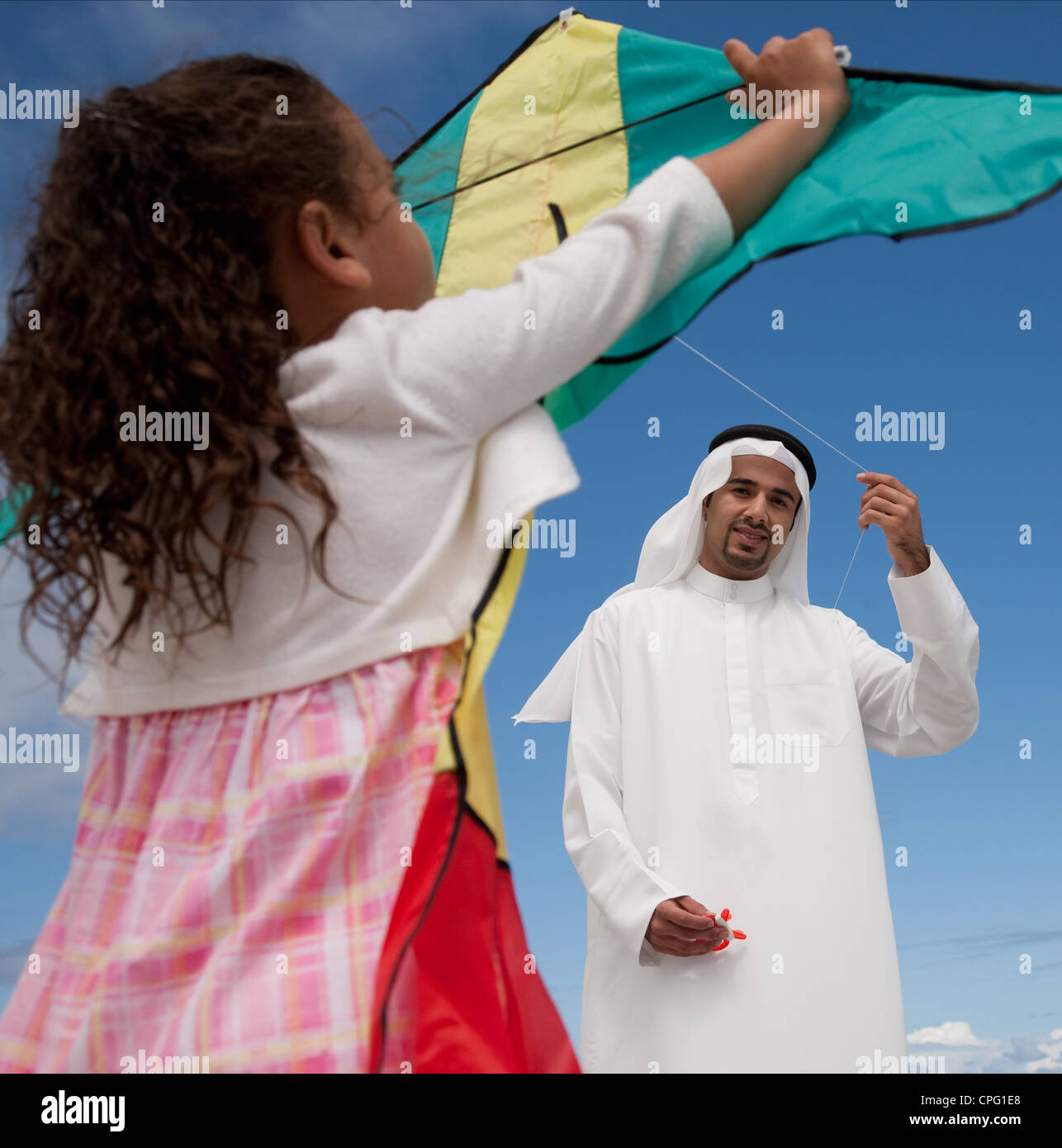 Arab father daughter traditional hi-res stock photography and images ...