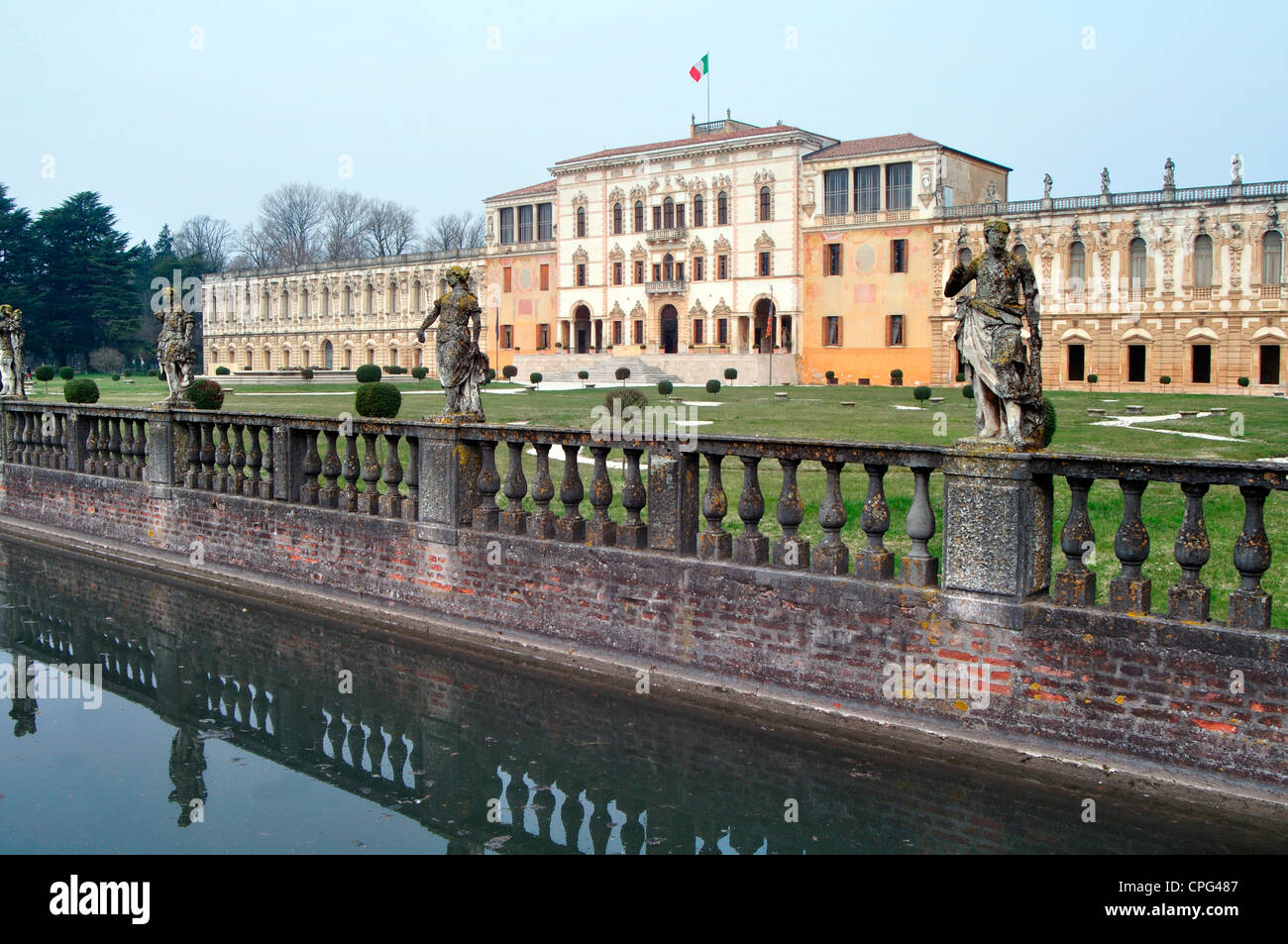 Italy, Veneto, Piazzola sul Brenta, Villa Contarini by Andrea Palladio ...