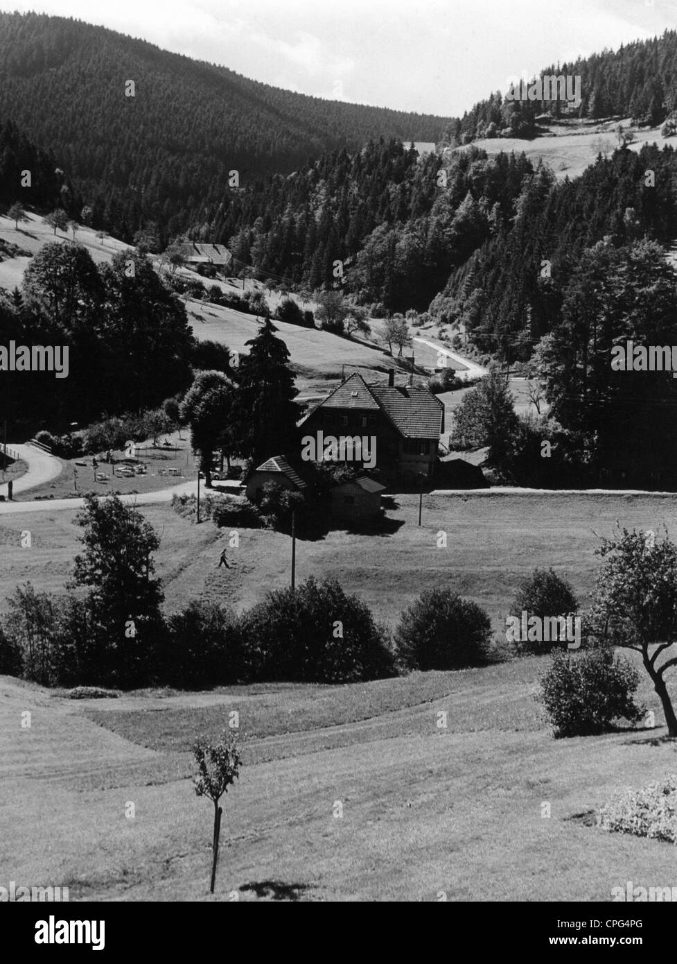 geography / travel, Germany, landscapes, Black Forest, 1950s ...