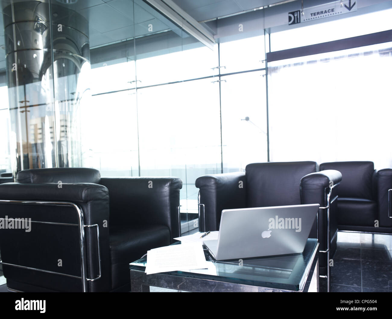 Computer in a business setting Stock Photo - Alamy