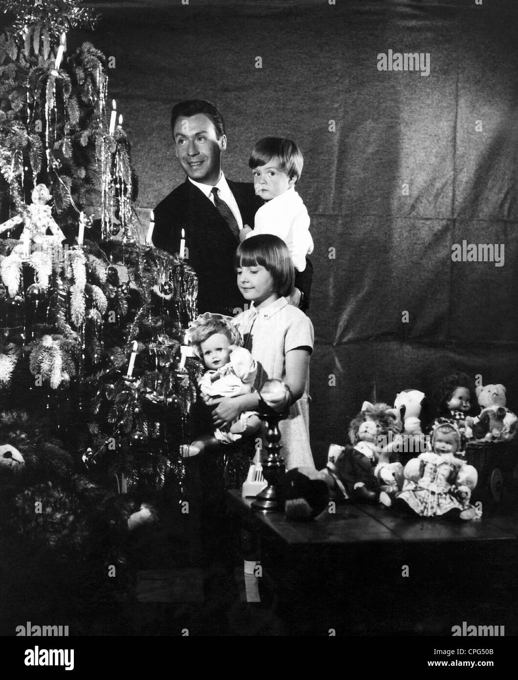 1950s christmas children hi-res stock photography and images - Alamy
