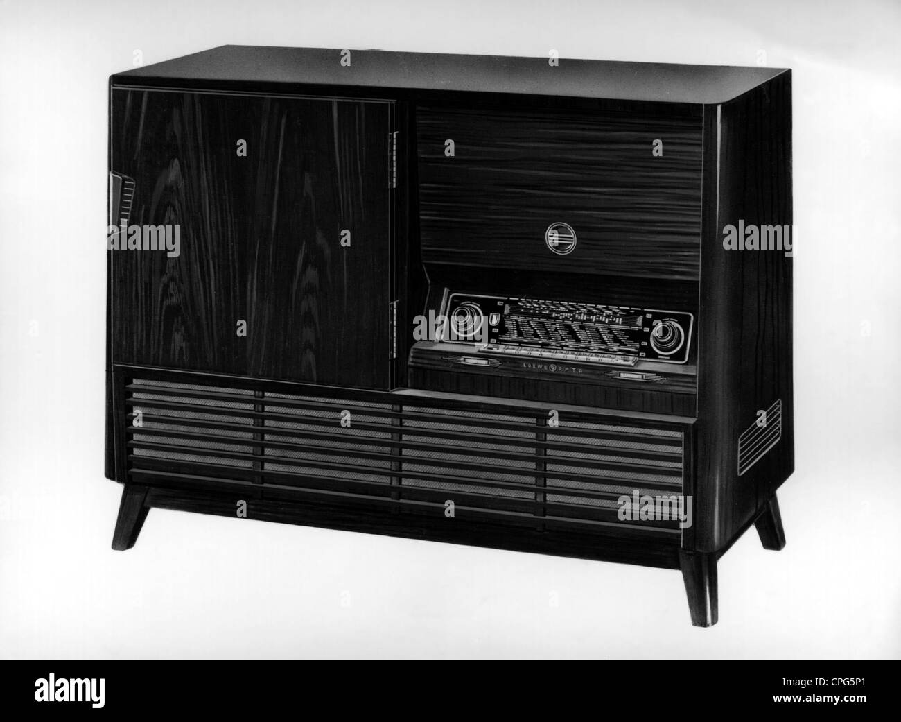 1950s television cabinet hi-res stock photography and images - Alamy
