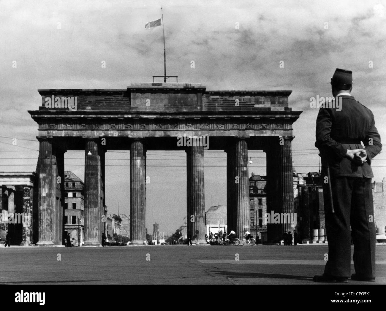 geography / travel, Germany, Berlin, Brandenburg Gate, view from the ...