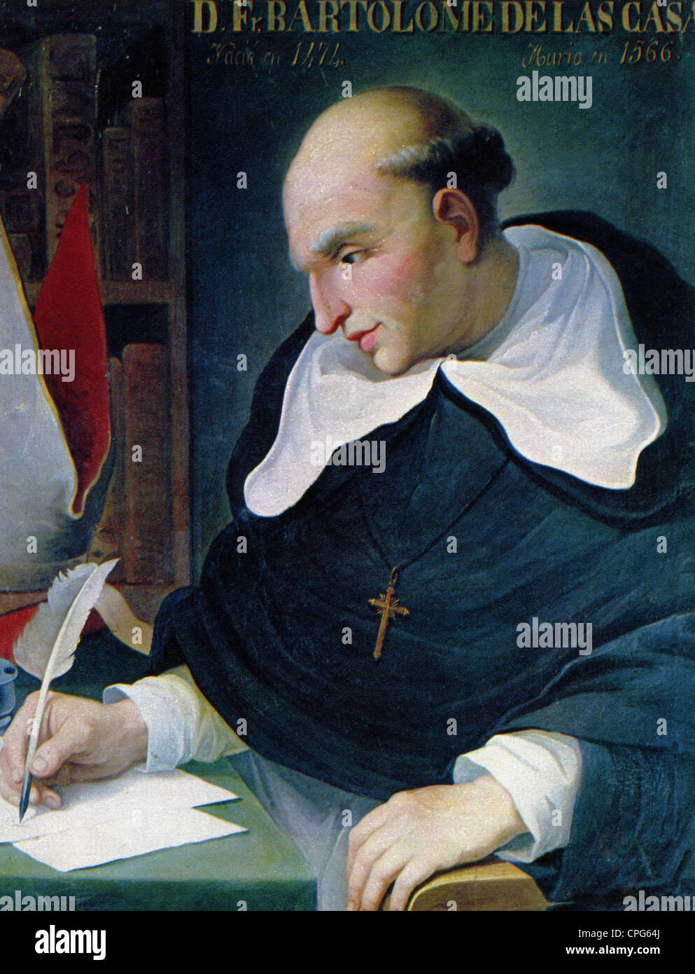 Casas, Bartolome de las, 1484 / 1485 - 31.7.1566, Spanish clergyman ...