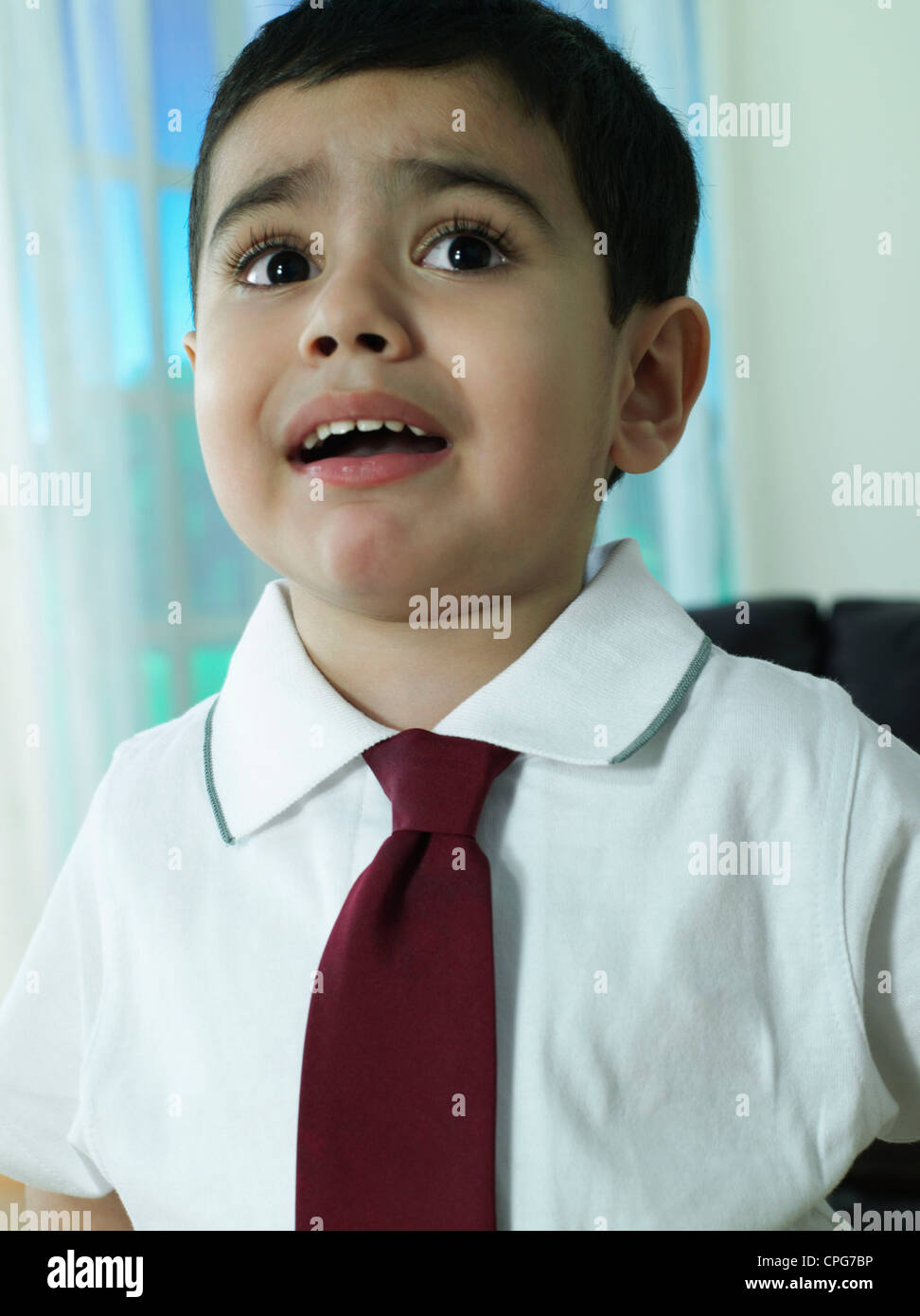 Sad middle eastern boy hi-res stock photography and images - Alamy