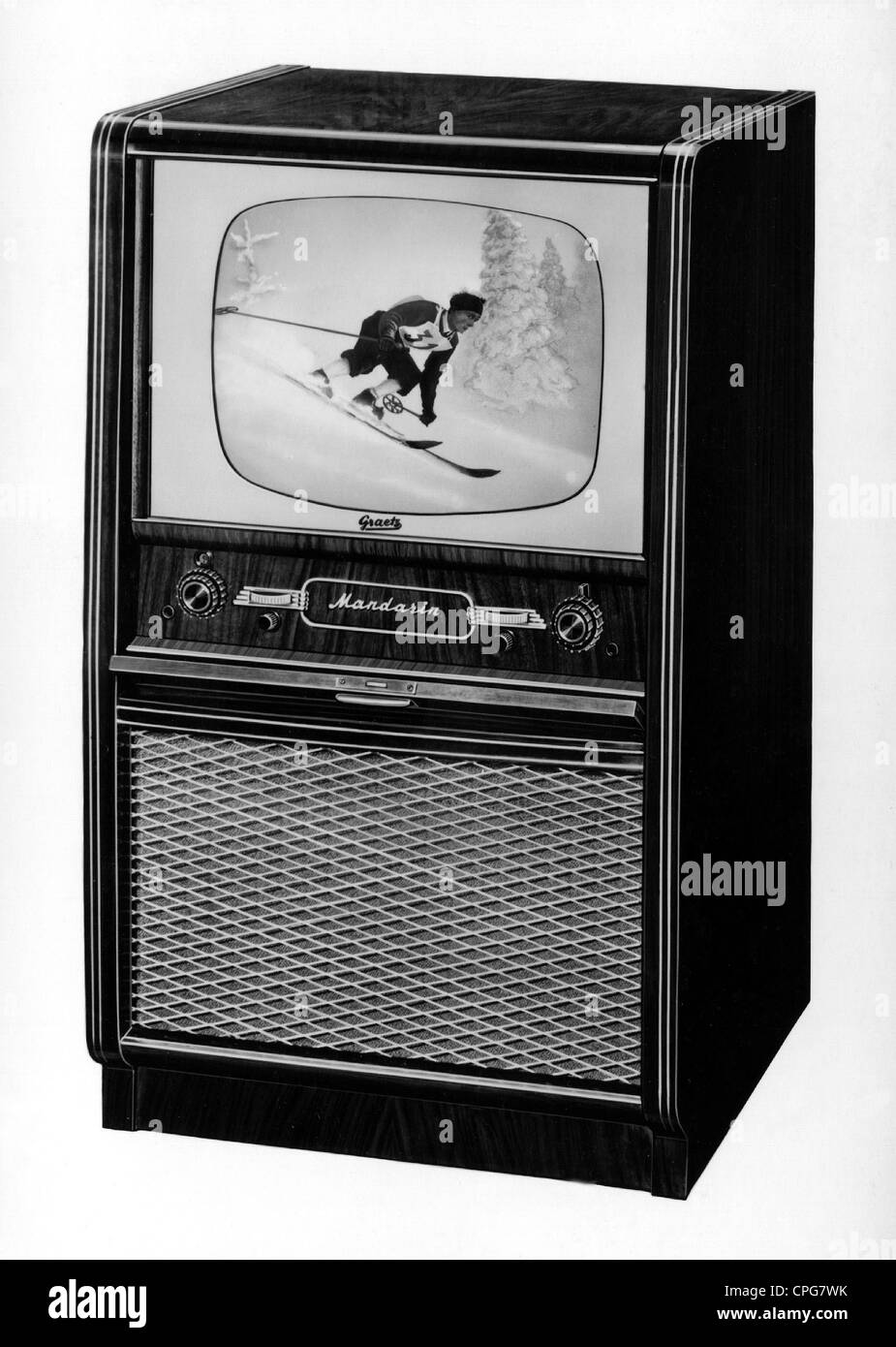 1950s Television Cabinet High Resolution Stock Photography and Images ...