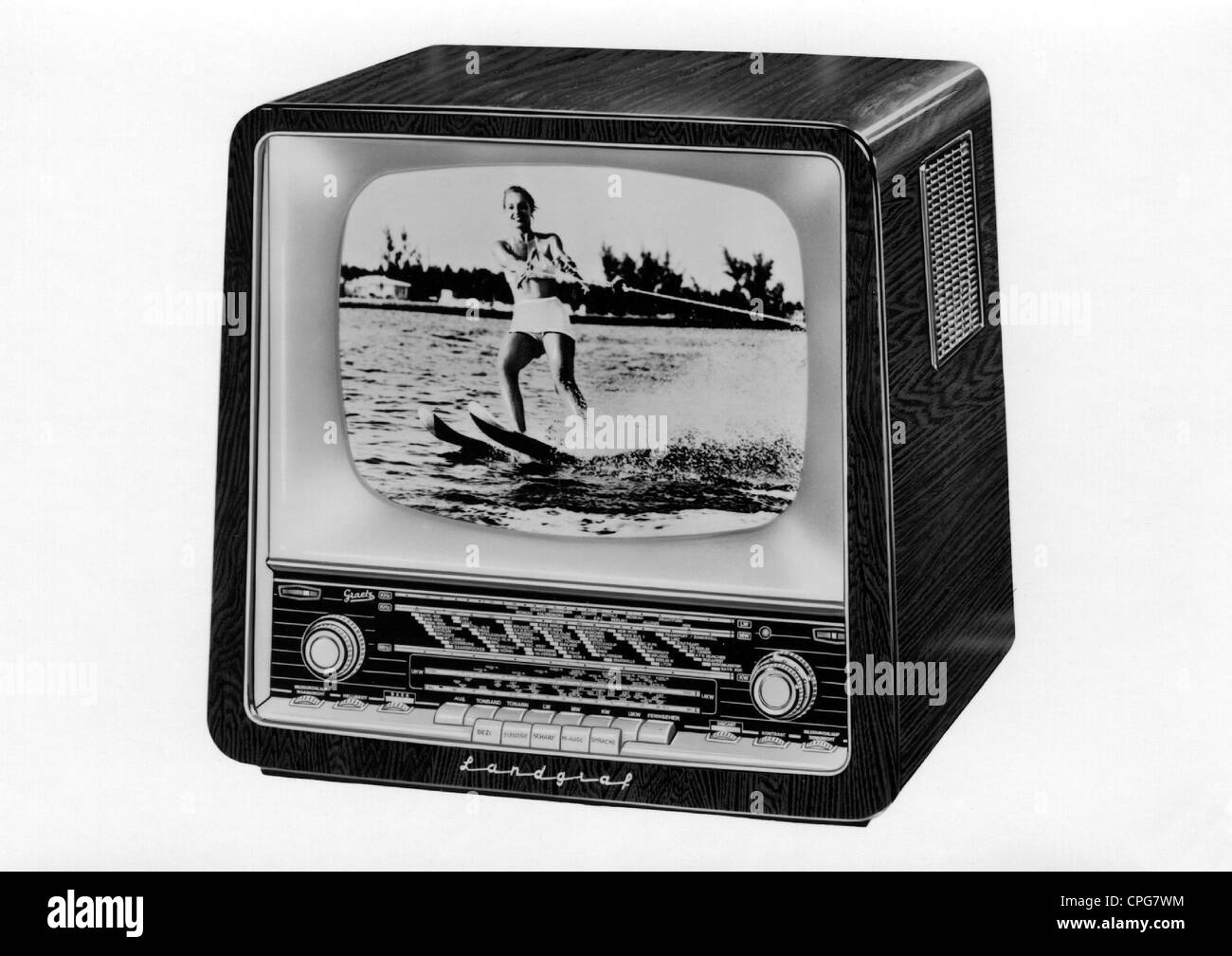 Television broadcast tv set sportscast hi-res stock photography and ...