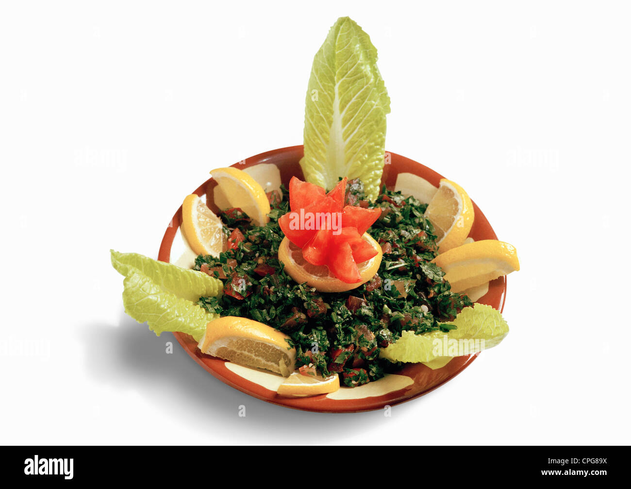 Lebanese food called Tabbouleh Stock Photo - Alamy