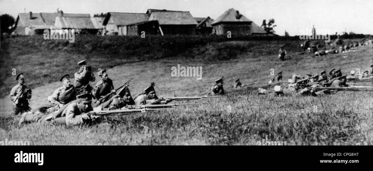 geography / travel, Russia, military, Russian infantry during a ...