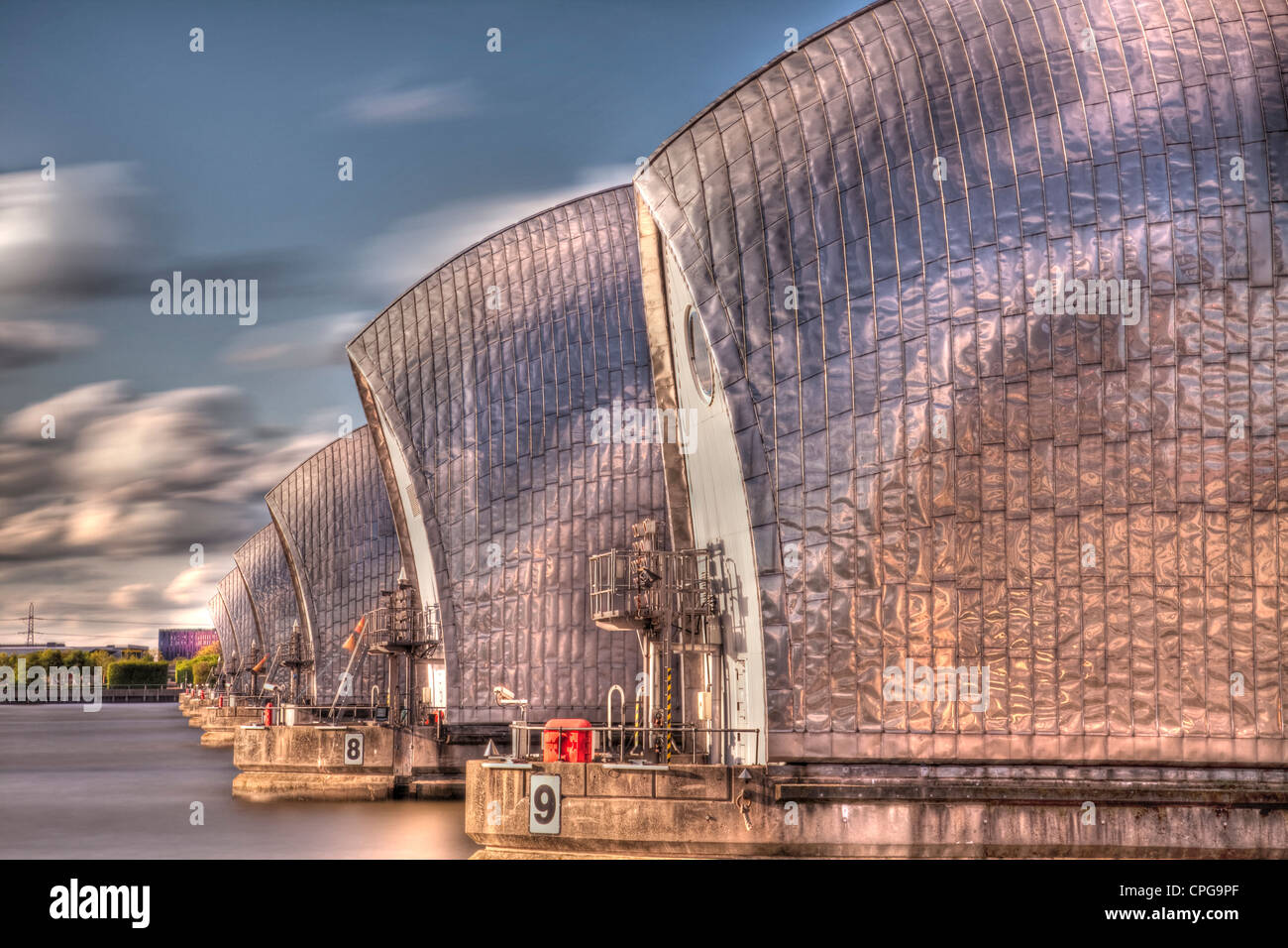 The River Thames Flood Barrier, London, England Stock Photo - Alamy