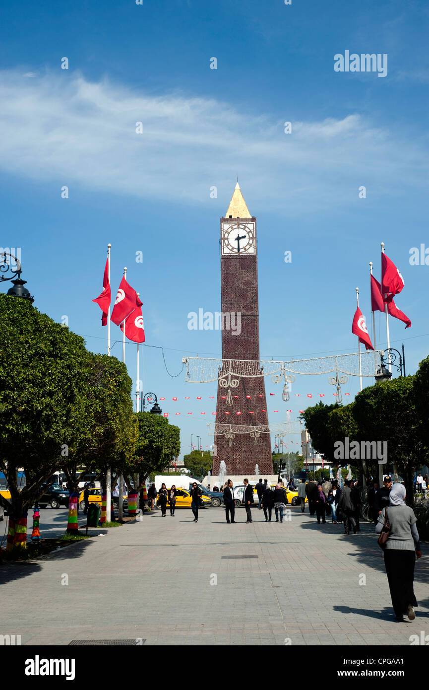 Flags of tunisia hi-res stock photography and images - Alamy