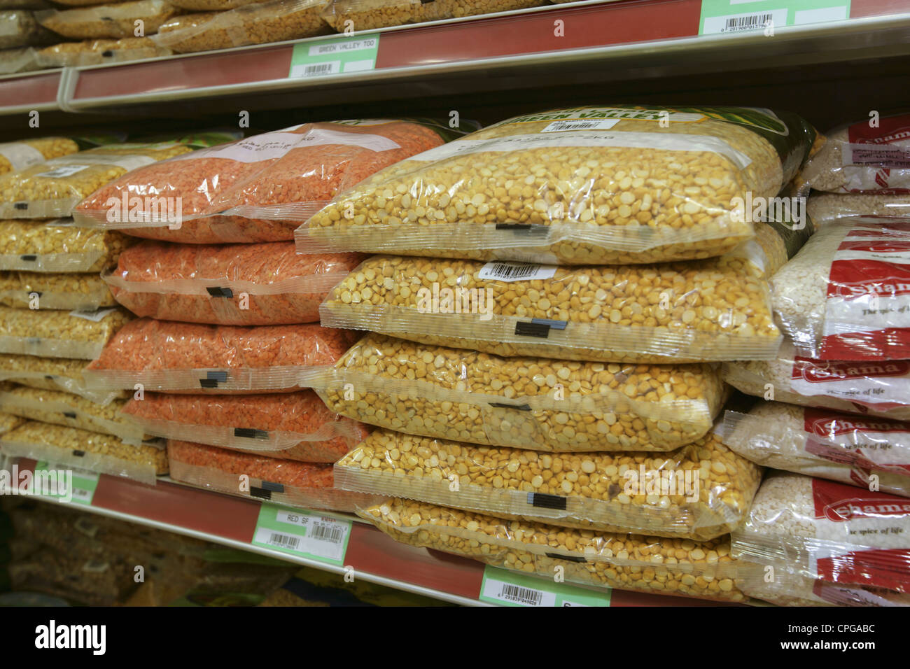 Pulses at a store Stock Photo - Alamy