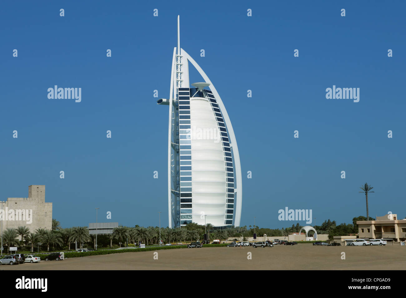 Famous Landmark of Dubai Stock Photo - Alamy