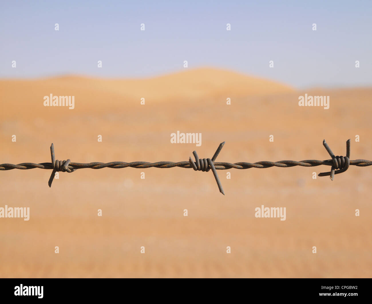 Barb Wire Desert Stock Photos & Barb Wire Desert Stock Images - Alamy