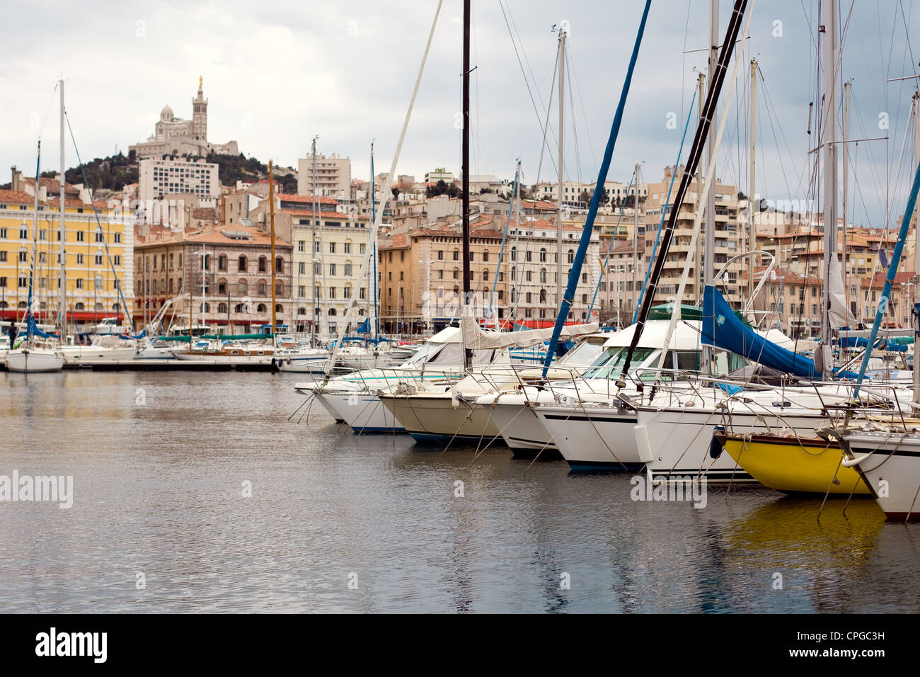 Panoramic view of Marseilles, France Stock Photo - Alamy