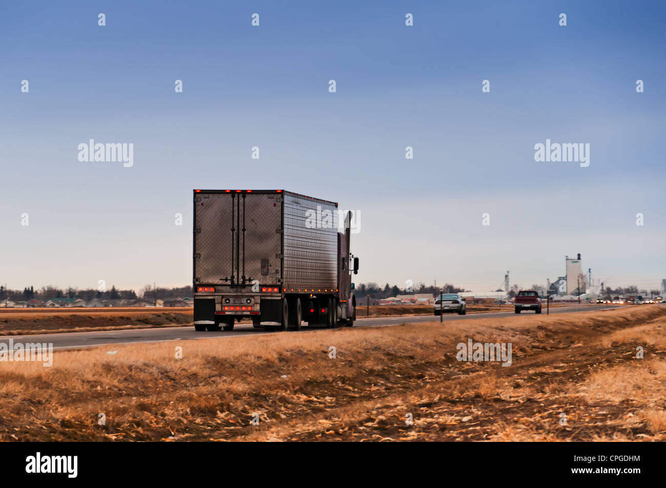 Truck on rural highway hi-res stock photography and images - Alamy
