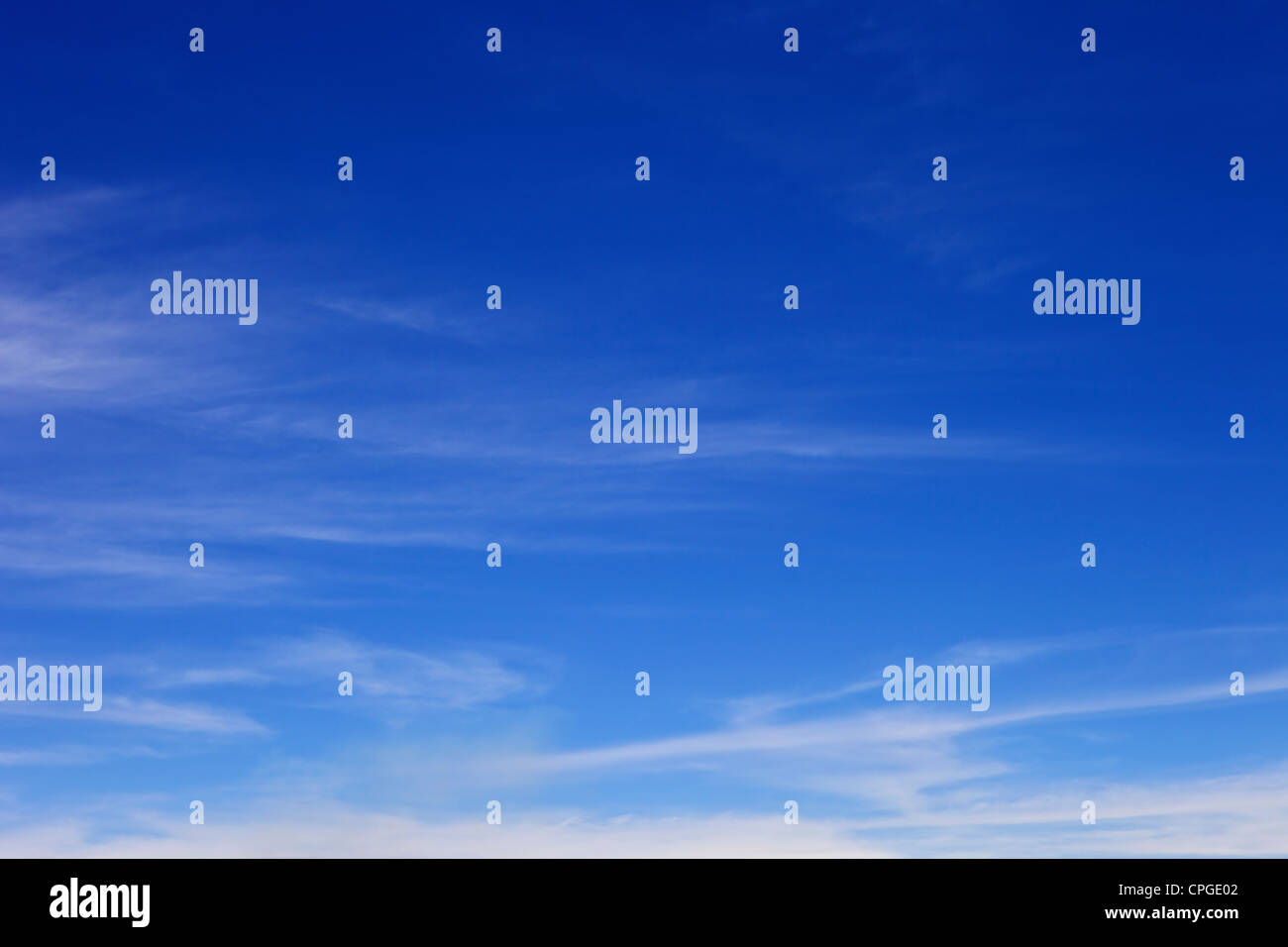 Blue sky, Peru Stock Photo - Alamy