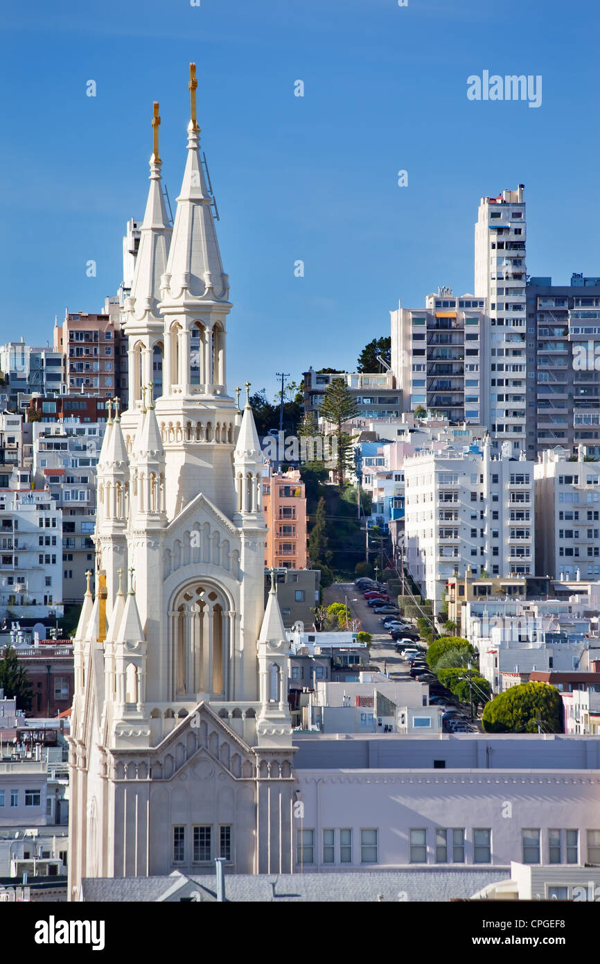 Saint Peter and Paul Catholic Church Steeples San Francisco California ...