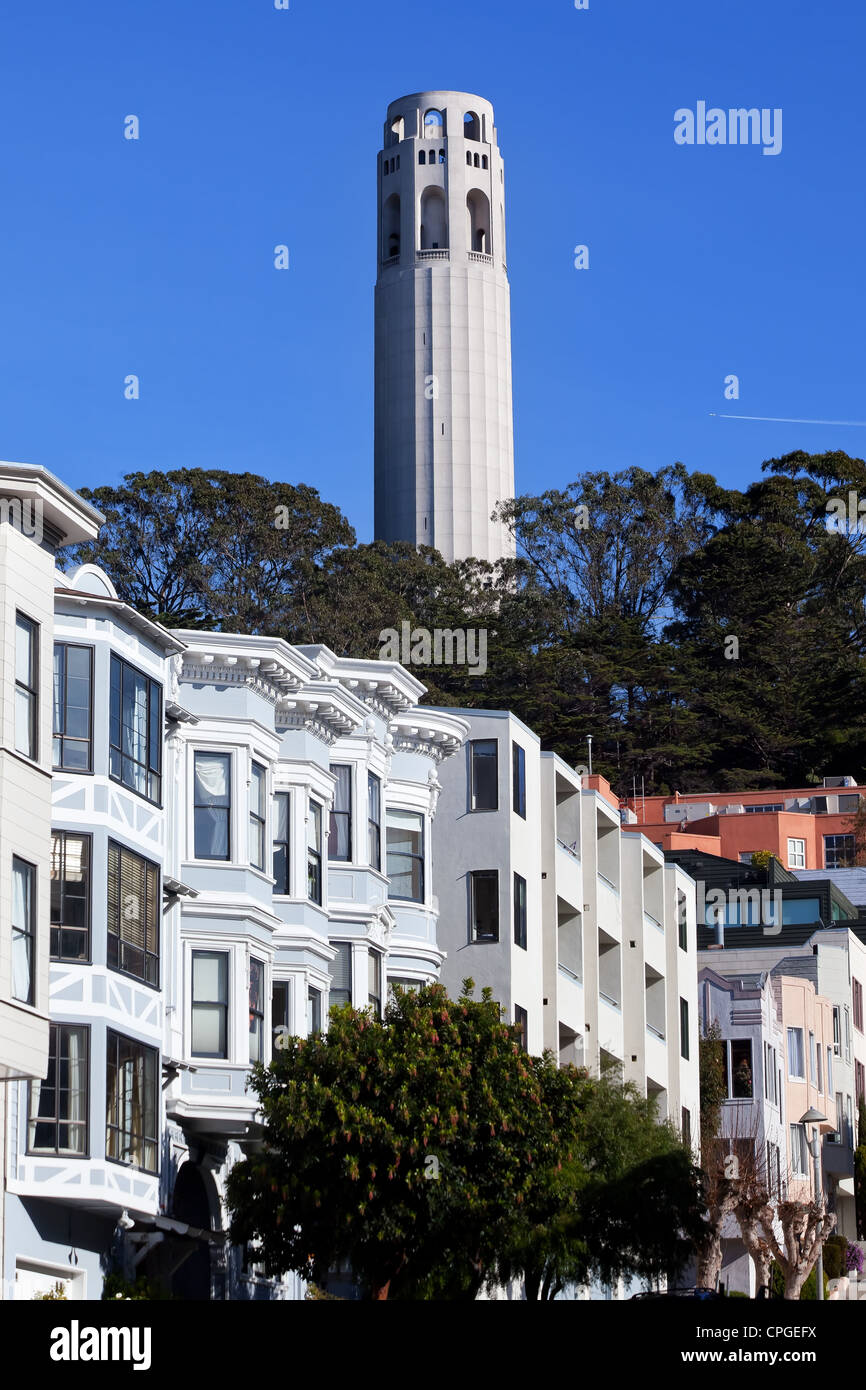 Row houses san francisco hi-res stock photography and images - Alamy